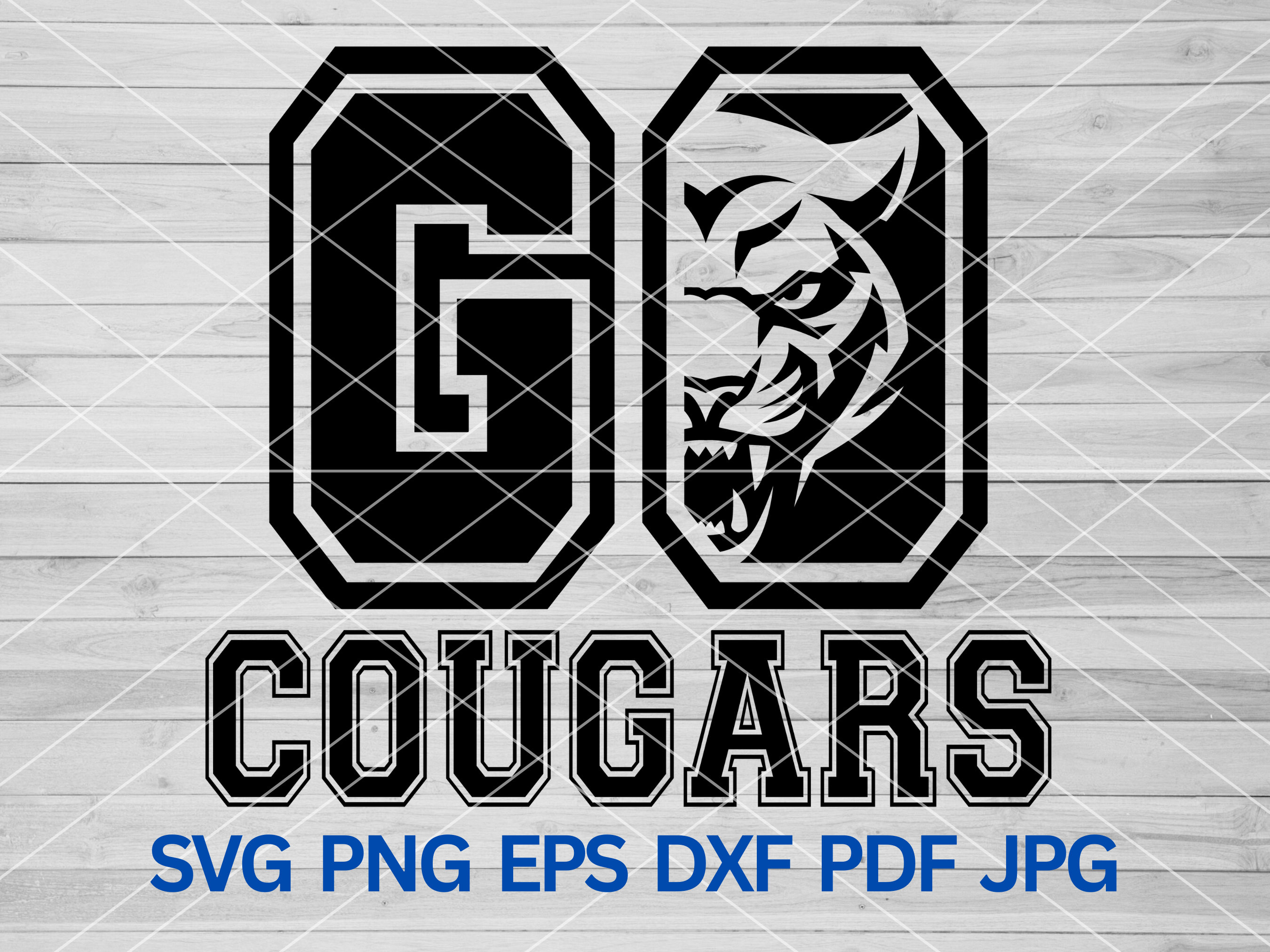 Go Cougars Svg Cougar Pride Svg Cougar Svg High School - Etsy