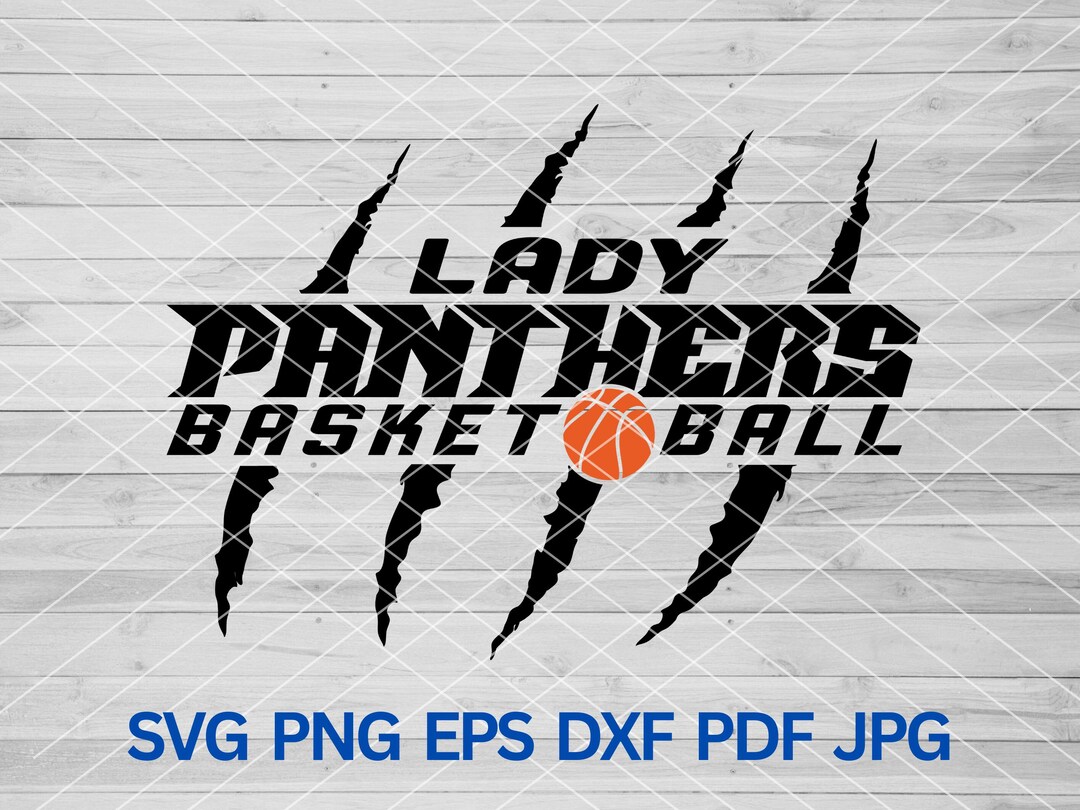 High School Lady Panthers Basketball Svg, Lady Panthers Svg, Panthers ...