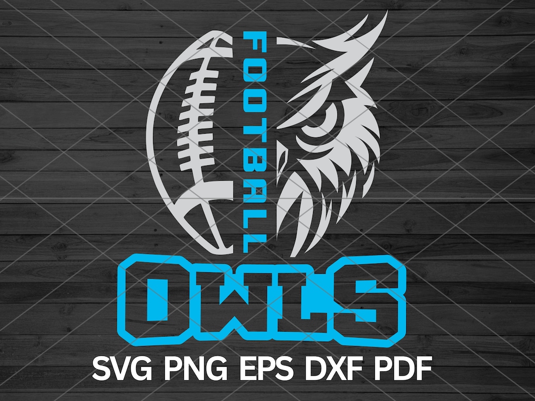 High School Owls Football Svg, Owl Svg, Owls Svg, Owls Mascot Svg, Owls ...