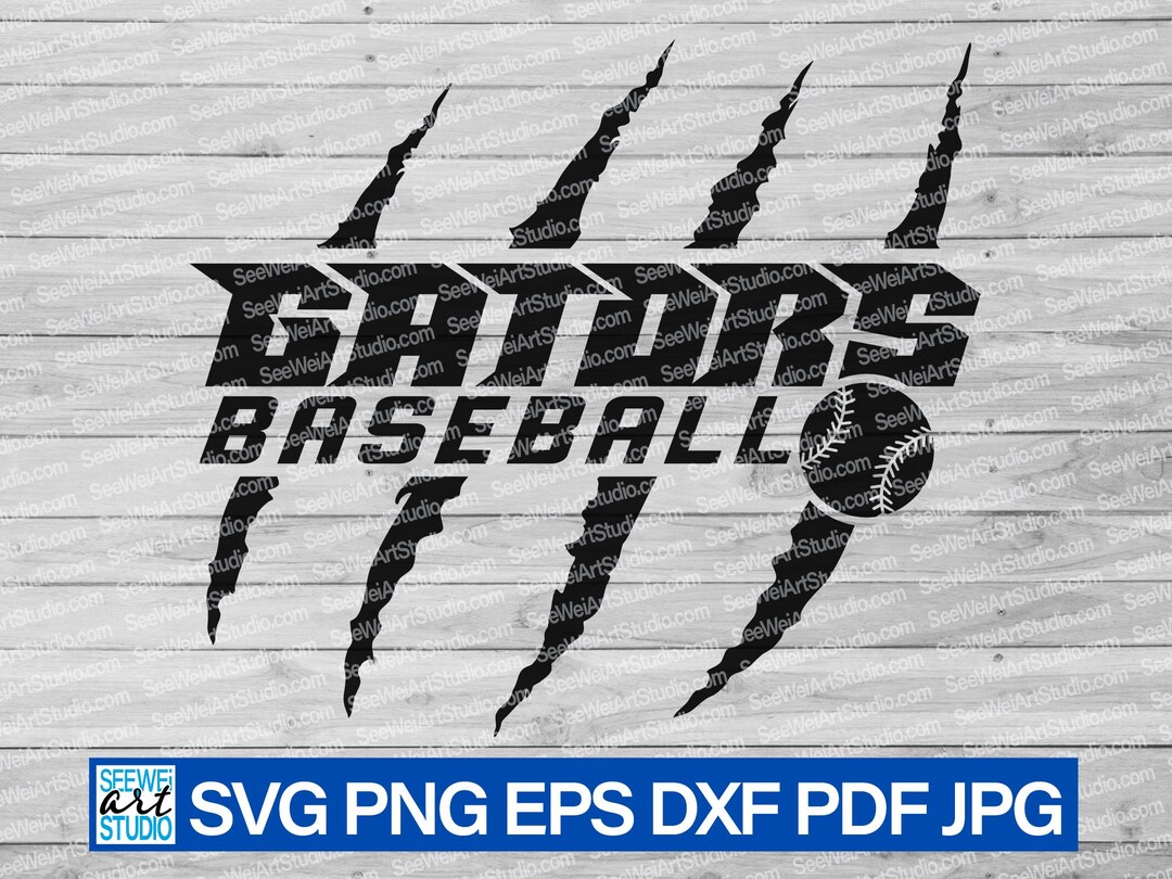 High School Gators Baseball Svg, Gators Mascot Svg, Gator Pride, Gators ...