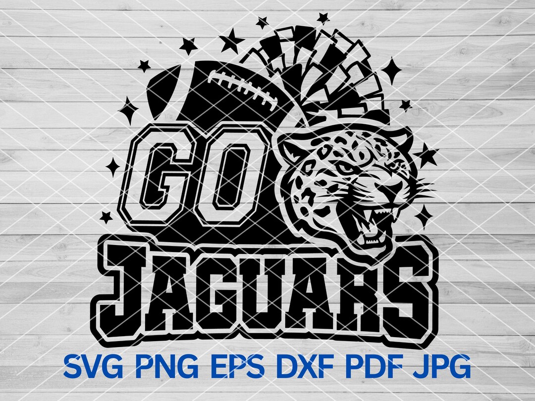 Go Jaguars Svg, Jaguars Svg, Jaguars Mascot Svg, Football and Cheer Mom ...