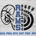 High School Rams Archery Svg, Ram Svg Rams Svg, Ram Cut Files Cricut ...