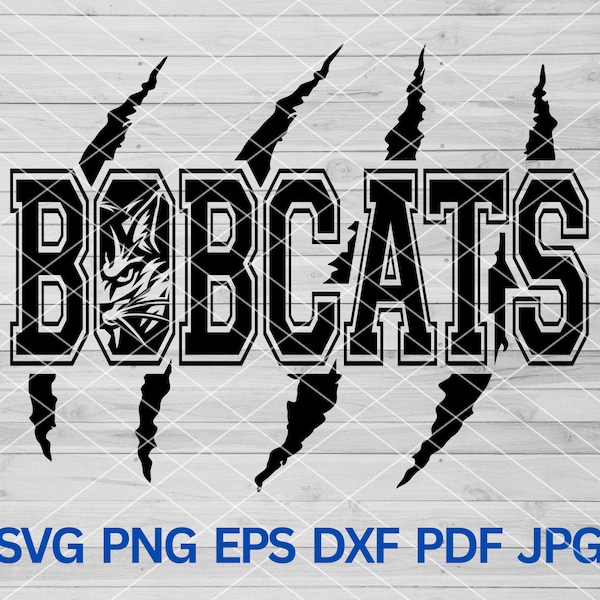 Bobcat Svg - Etsy