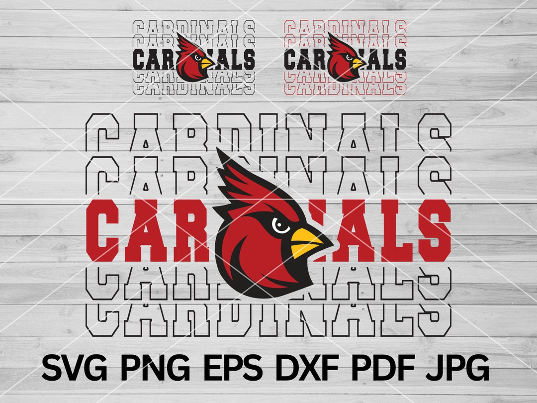 Cardinal SVG, Cardinals Svg, Cardinals Cheer, Cardinal Mascot Svg ...