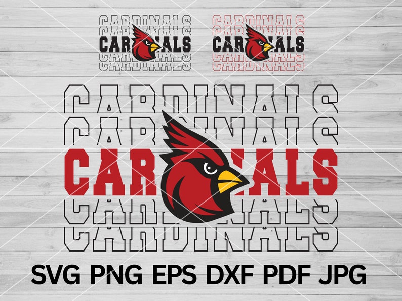 Cardinal SVG, Cardinals Svg, Cardinals Cheer, Cardinal Mascot Svg ...