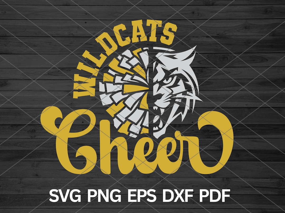 Wildcats Cheer Svg Wildcats Svg Wildcats Mascot Svg - Etsy