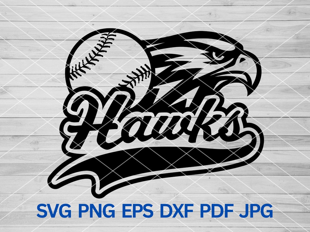 High School Hawks Baseball Svg, Hawks Softball Svg Cut Files Cricut ...