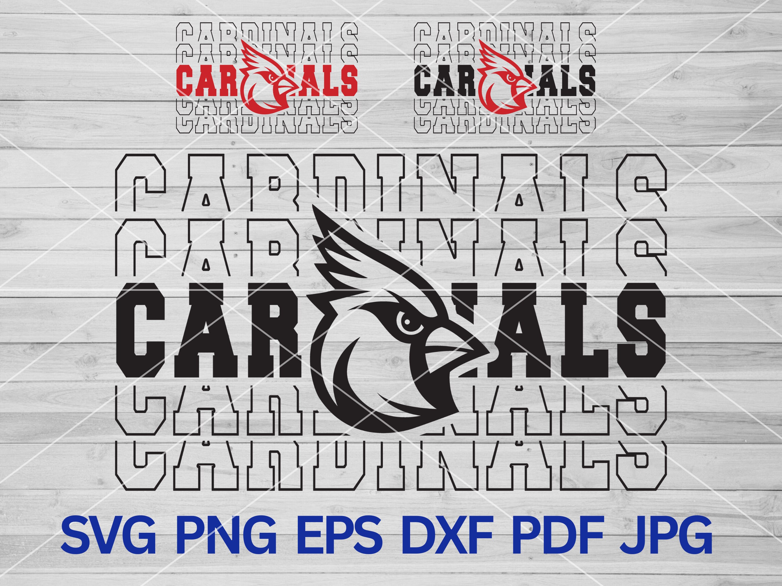 Cardinal SVG Cardinals Svg Cardinals Cheer Cardinal Mascot - Etsy