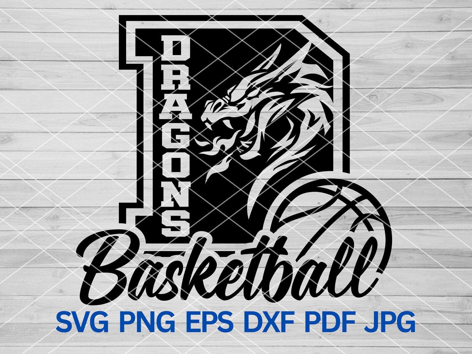 High School Dragons Basketball Svg, Dragons in D Letter, Dragons Svg ...