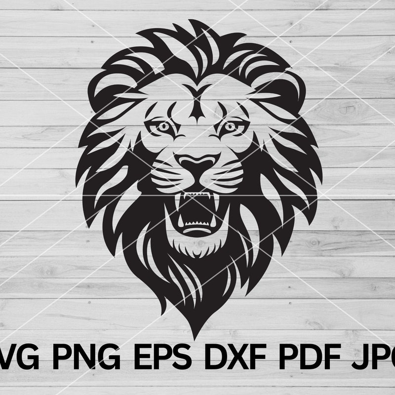 Lion Svg - Etsy