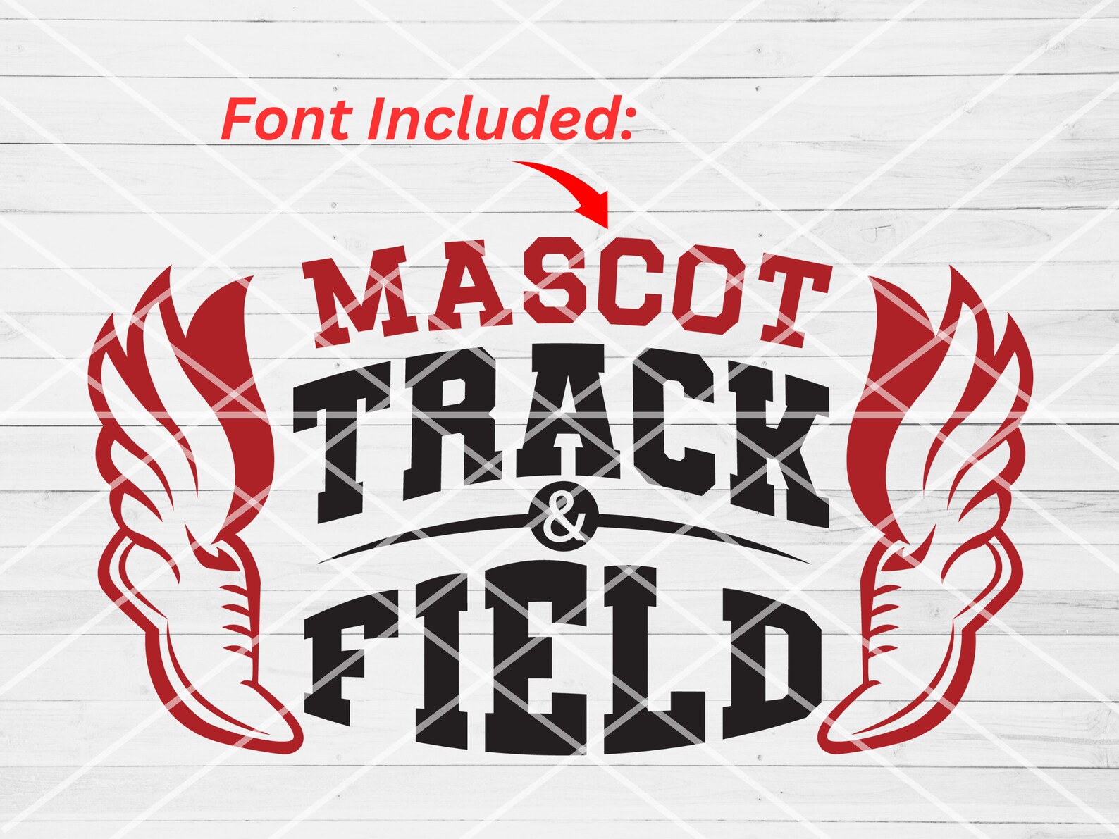 Custom Track & Field Team Template Svg, Track Shoe Svg, Mascot Template ...