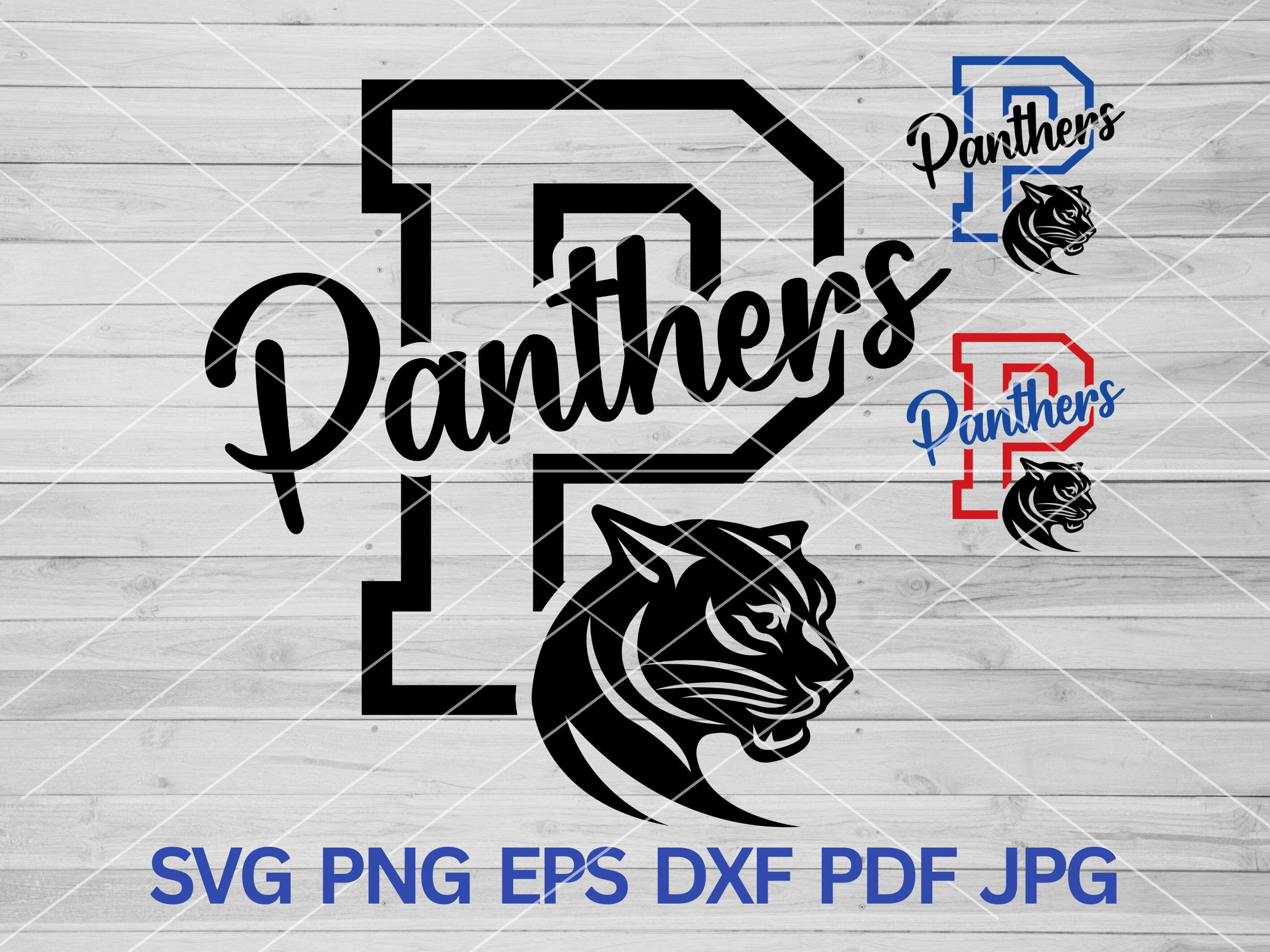 Panthers Svg Panther Svg Panthers School Spirit Panthers - Etsy