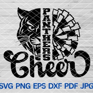 Panthers Cheer Svg, Panthers Pride Svg, Panther Svg, Panthers Svg ...