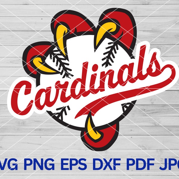 Cardinals Baseball Logo Svg - Etsy