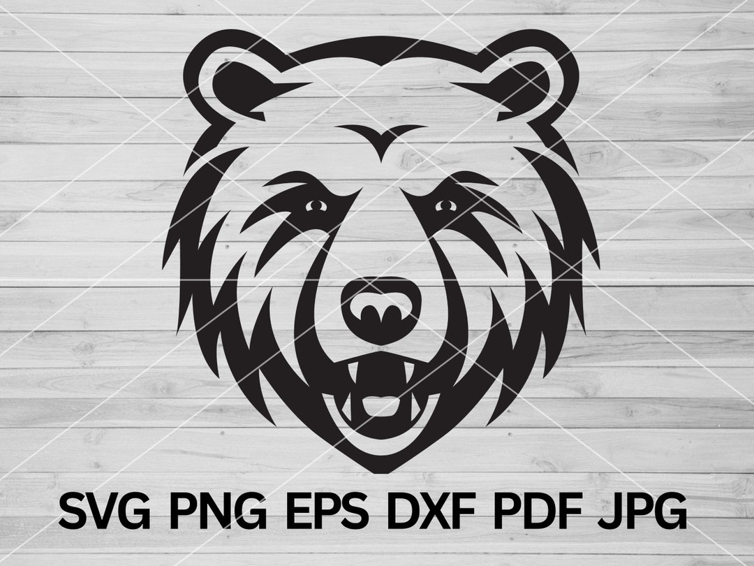 Bear Svg Bears Svg Bear Head Clipart Bear Face Vector - Etsy