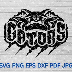 Gator Svg, Gators Svg, Gator Spirit Svg, Gator School Spirit, High ...