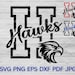 Hawks Svg, Hawk Svg, Hawks Mascot Svg, Hawks Pride Svg, Hawks Svg Cut ...