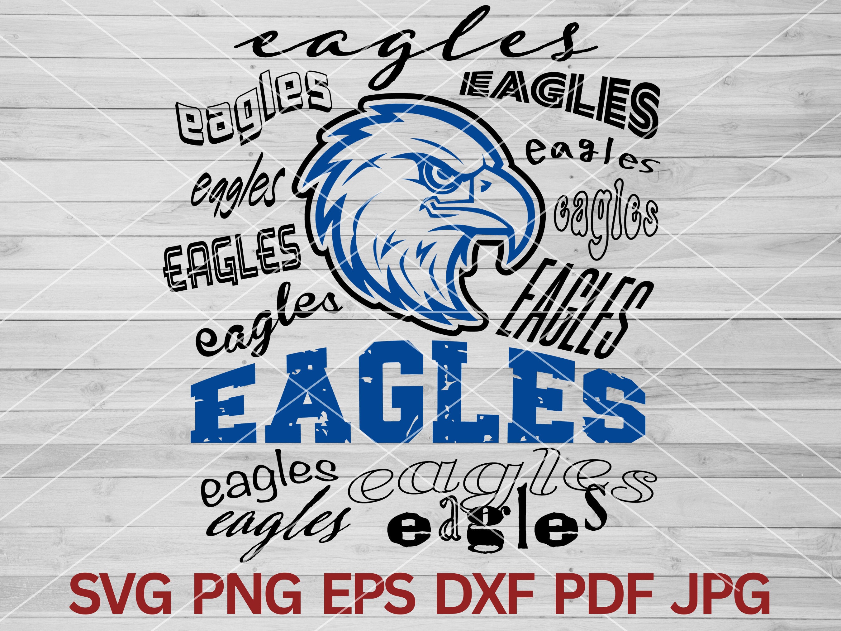 Eagle Hawk Bird SVG, Eagles Mascot Svg, Eagles Svg Cut Files Cricut ...
