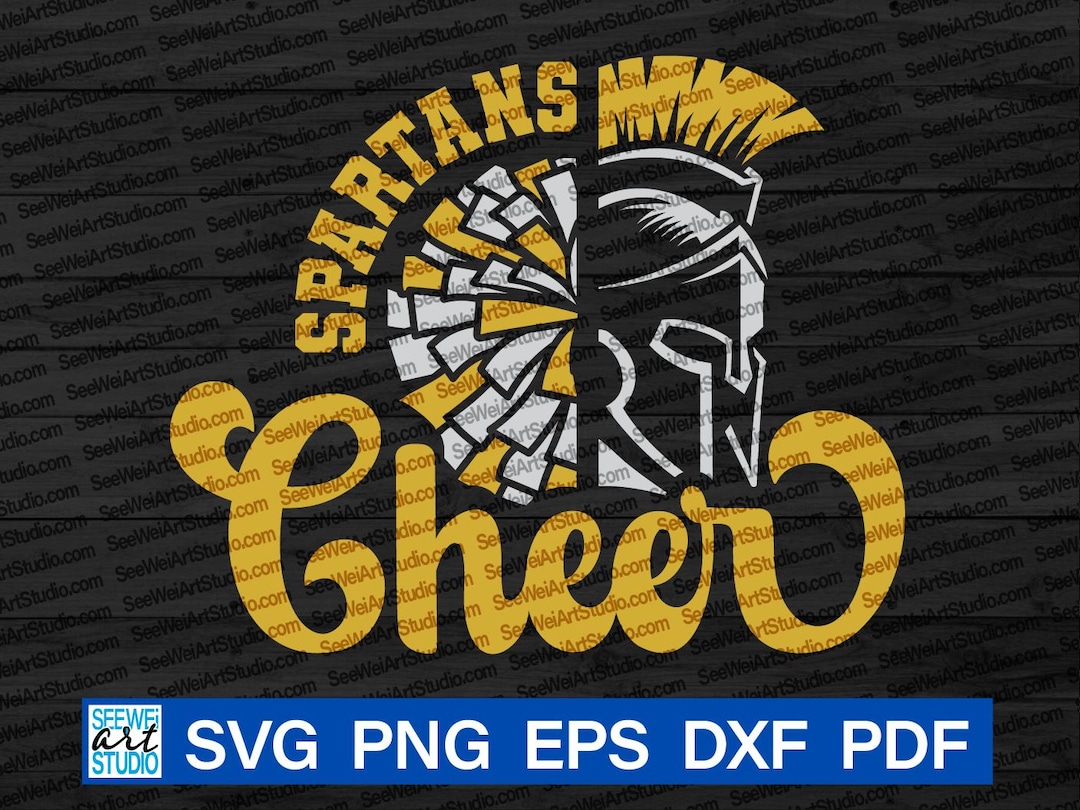 Spartans Cheer Svg, Spartans Svg, Spartans Cheerleading Svg, Spartans ...