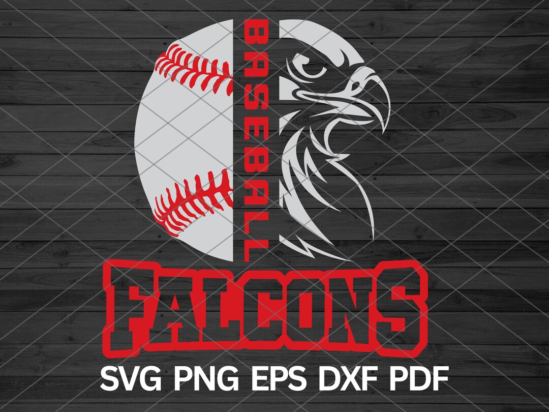 High School Falcons Baseball Svg, Falcons Svg Cut Files, Falcons Mascot ...