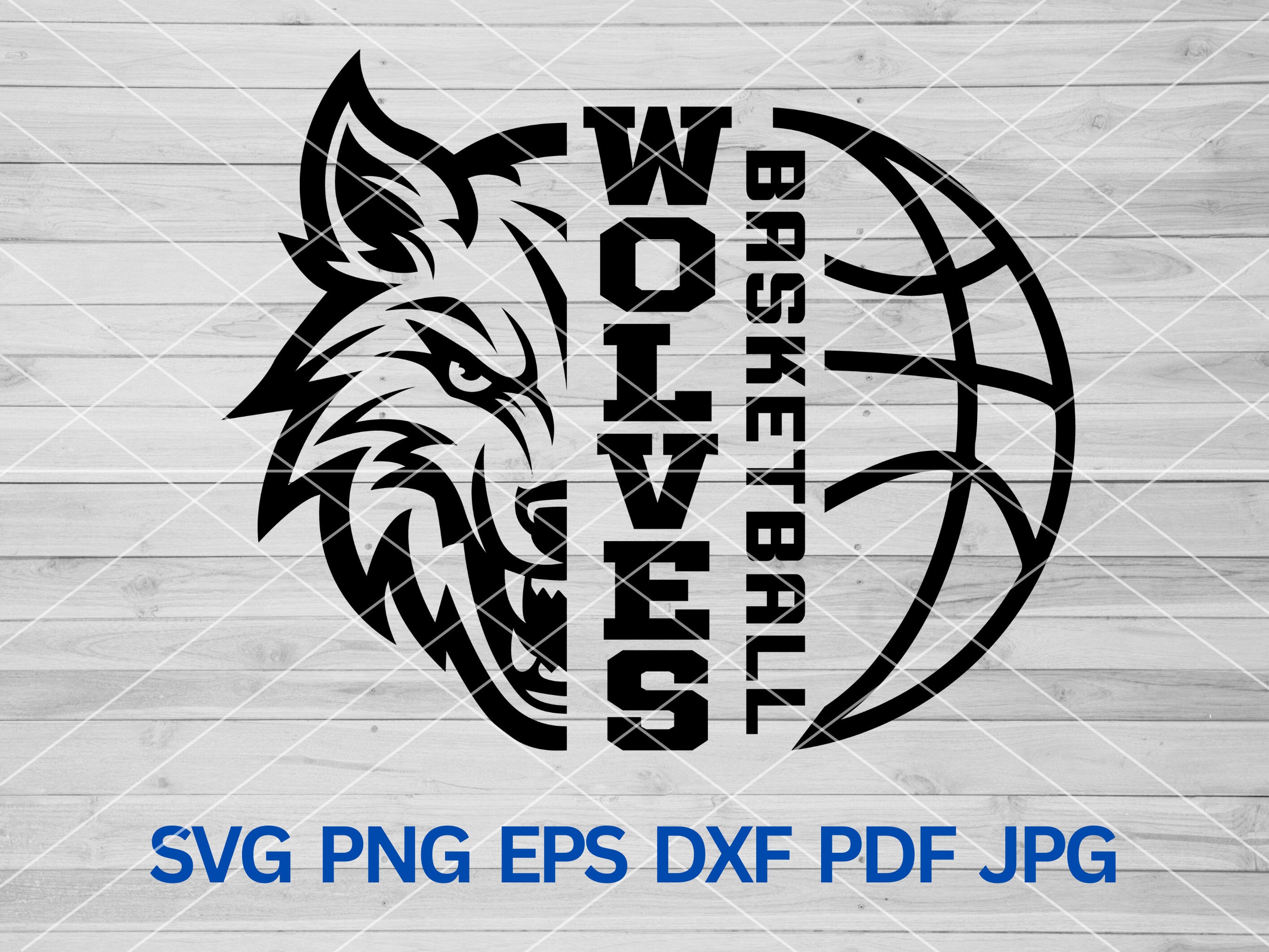 High School Wolves Basketball Svg Wolf Pride Svg Wolf Svg - Etsy