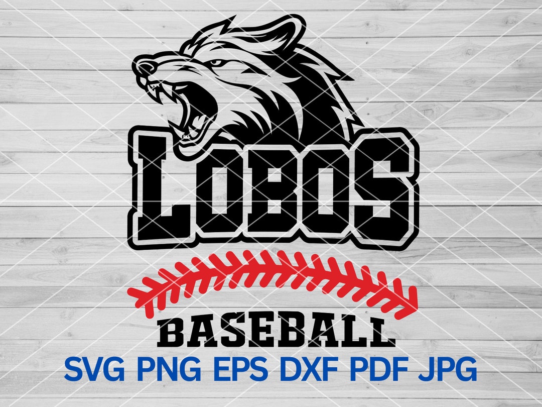 High School Lobos Baseball Svg, Lobos Pride Svg, Wolf Svg, Lobos Svg ...