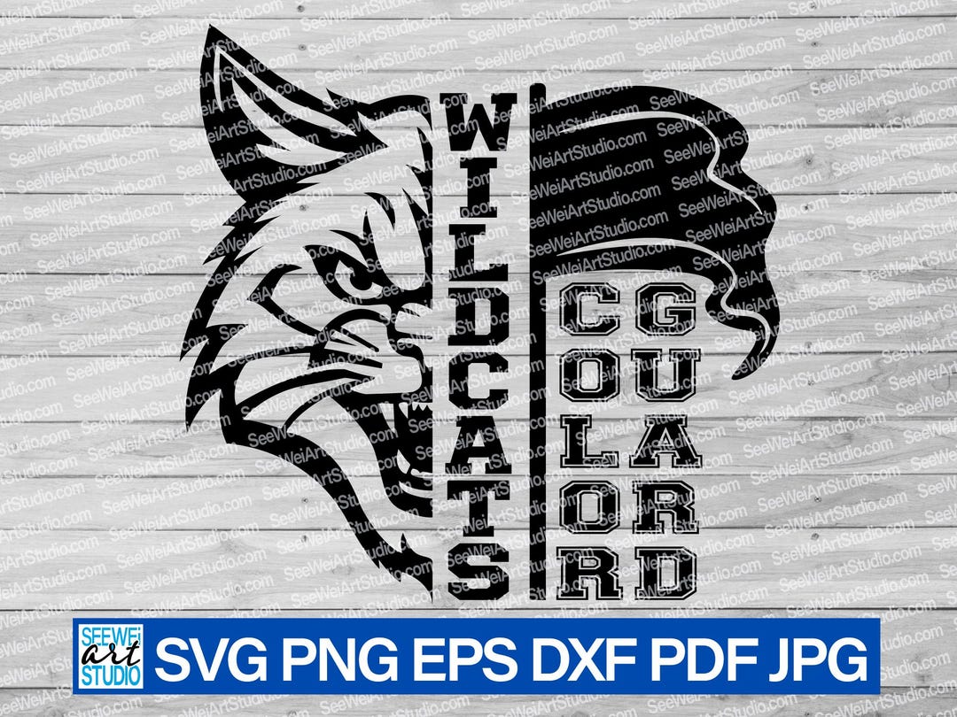 Wildcats Color Guard Svg, Wildcats Svg, Wildcats Mascot Svg, Wildcats ...