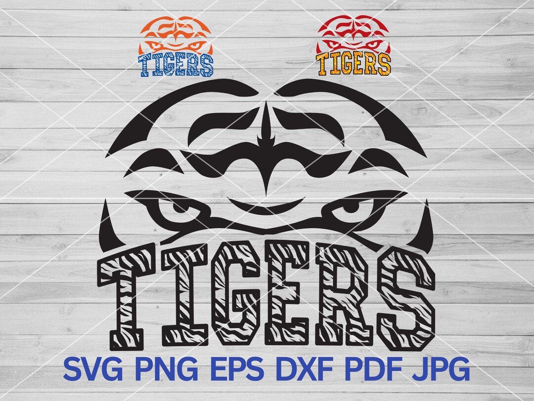 Tiger SVG Tigers Svg Tigers Mascot Svg Tigers Sport Mom - Etsy