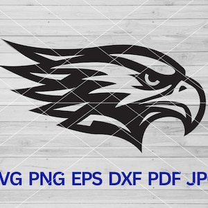 Hawk Svg, American Hawks Svg, Hawk Mascot Hawk Cut Files Cricut, Hawk ...