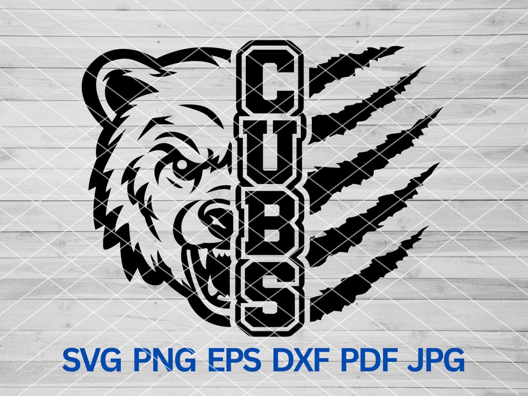 Cubs Svg, High School Cubs Mascot Svg, Cubs Basketball Football Soccer ...