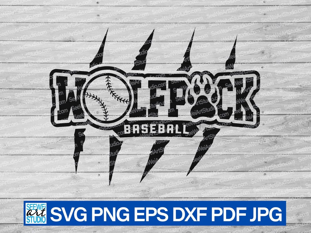 High School Wolfpack Baseball Svg, Wolfpack Svg, Wolfpack Mascot Svg ...