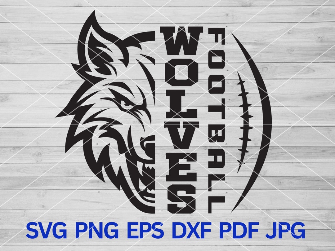 High School Wolves Football Svg, Wolf Pride Svg, Wolf Svg, Wolves Svg ...