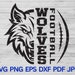 High School Wolves Football Svg, Wolf Pride Svg, Wolf Svg, Wolves Svg ...