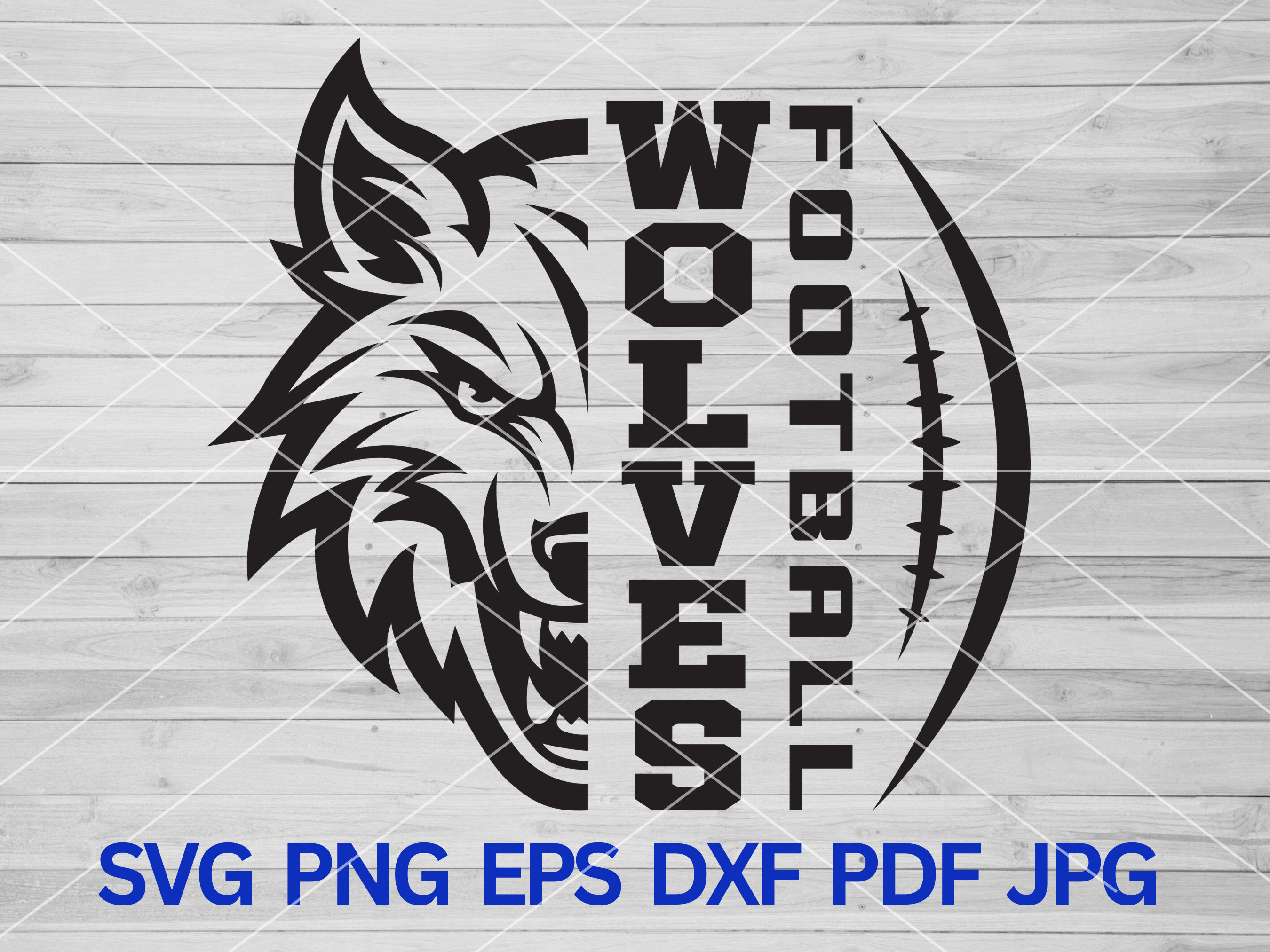High School Wolves Football Svg, Wolf Pride Svg, Wolf Svg, Wolves Svg ...