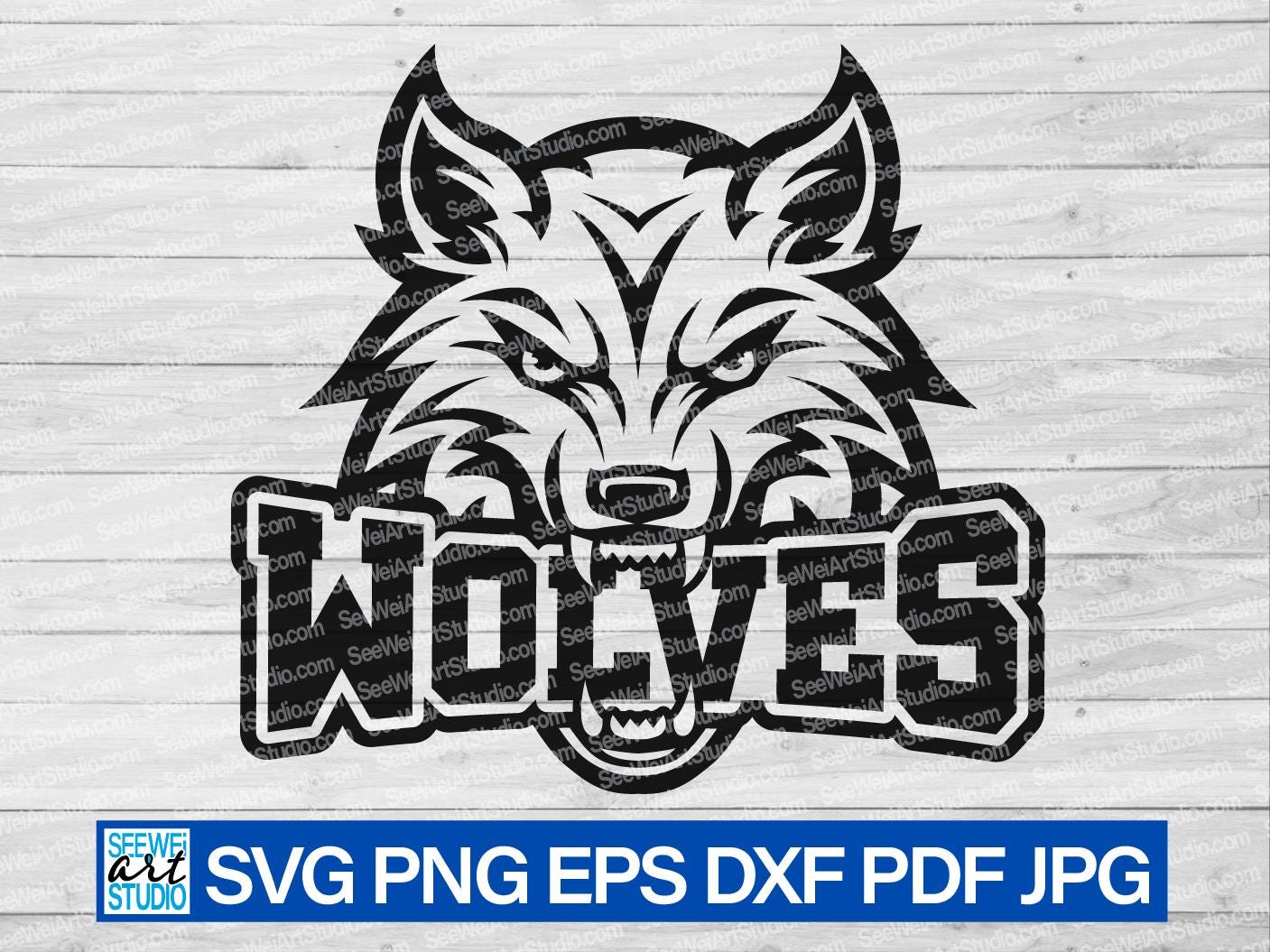 Wolf SVG, Wolves Svg, Wolves Cut File for Cricut, Wolves Team Svg ...