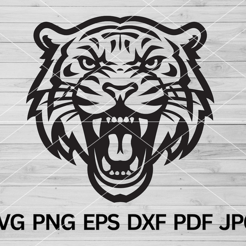 The Tigers Roaring - Etsy