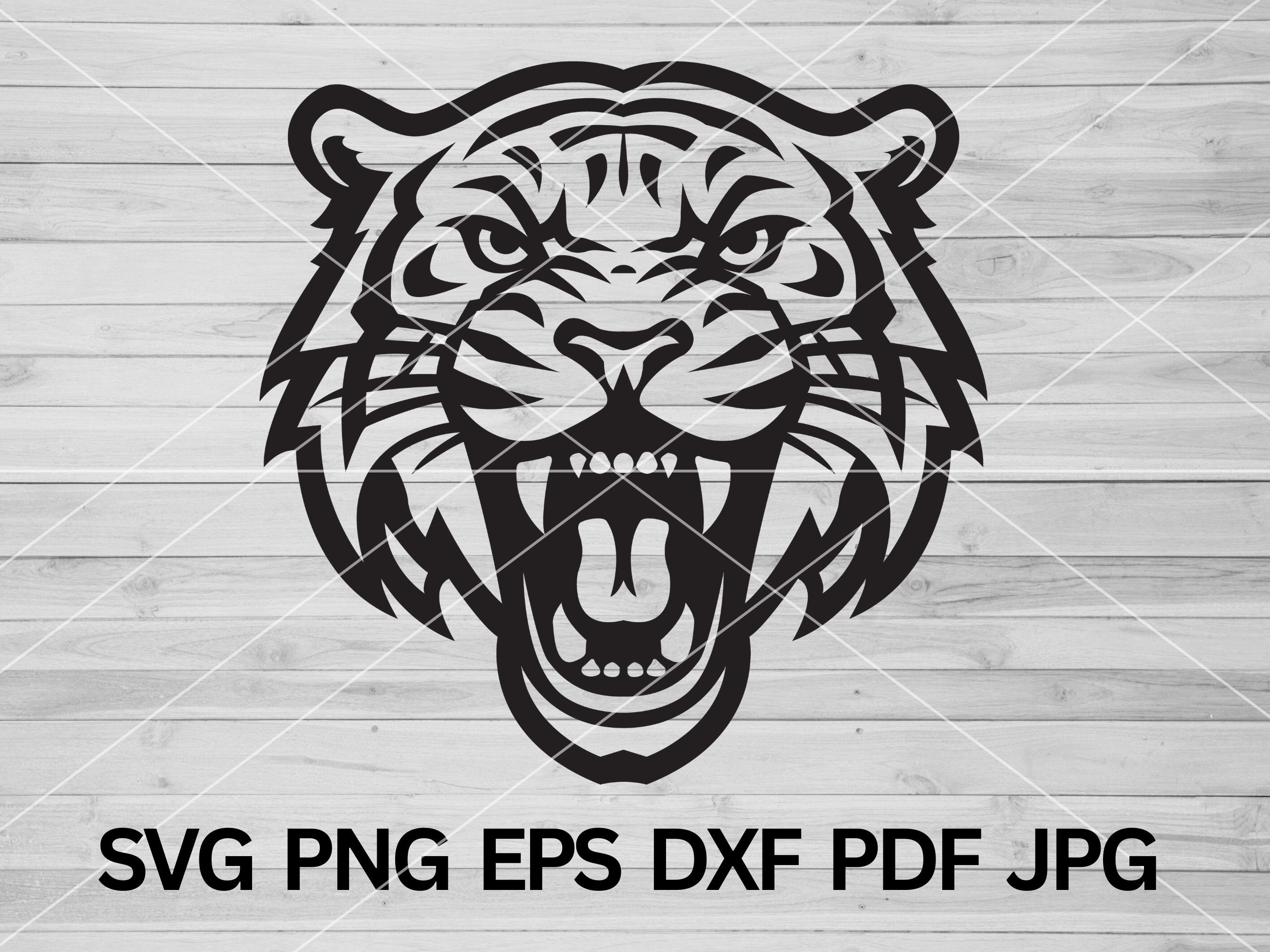 Tigre svg Tigres svg Cabeza de tigre png Cabeza de tigre - Etsy España