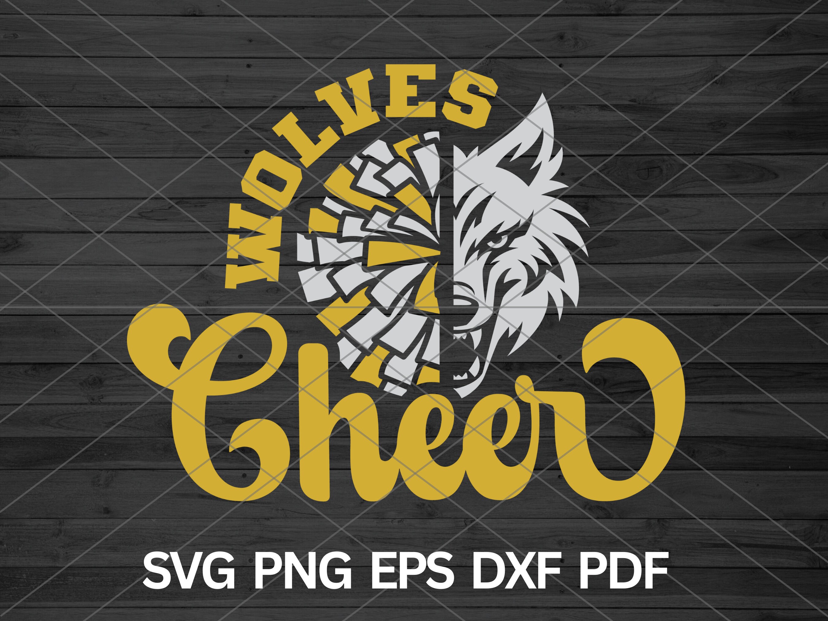 Wolves Cheer Svg, Wolf Pride Svg, Wolf Svg, Wolves Svg, Wolves Cheer ...