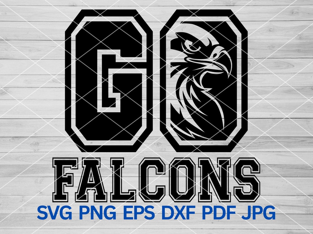 Go Falcons Svg, Falcon Svg Cut Files Cricut, Silhouette Falcon, Falcons ...