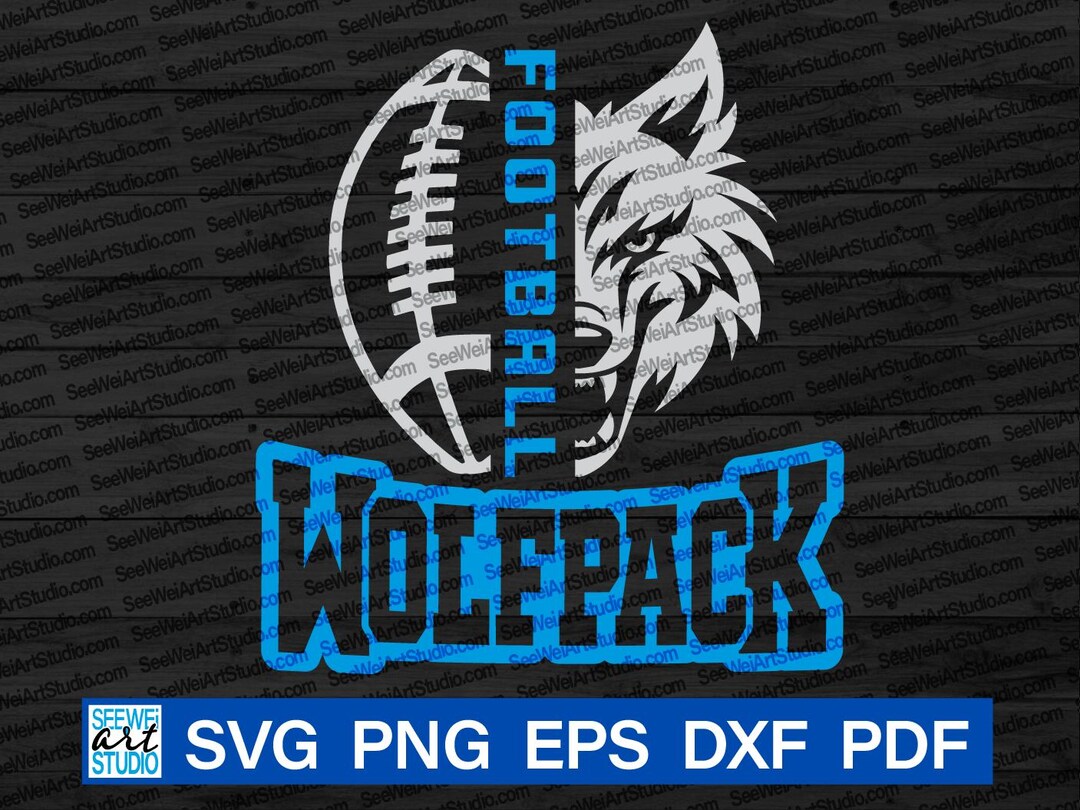High School Wolfpack Football Svg, Wolfpack Pride Svg, Wolfpack Svg ...
