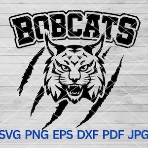 Bobcats Svg, Bobcat Svg, Bobcats Cut Files Cricut Svg, Bobcats School ...