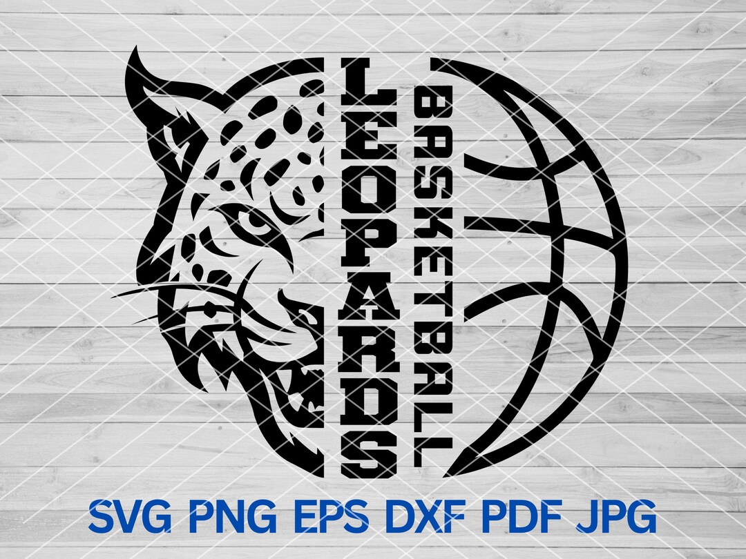 High School Leopards Basketball Svg, Leopard Svg, Leopards Svg Cut File ...