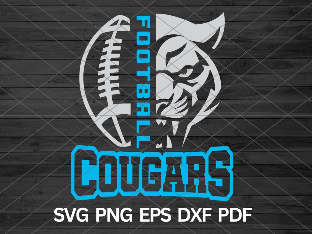 High School Cougars Football Svg, Cougar Svg, Cougars Svg, Cougars ...