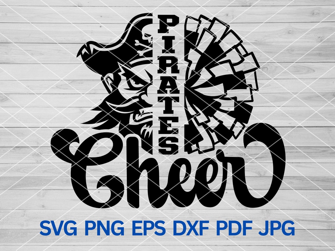 Pirates Cheer Svg, Pirates Pride, Pirates School Svg Sports, Pirates ...