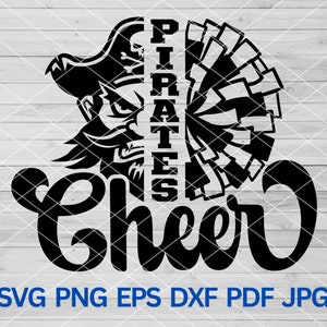 Pirates Cheer Svg, Pirates Pride, Pirates School Svg Sports, Pirates ...