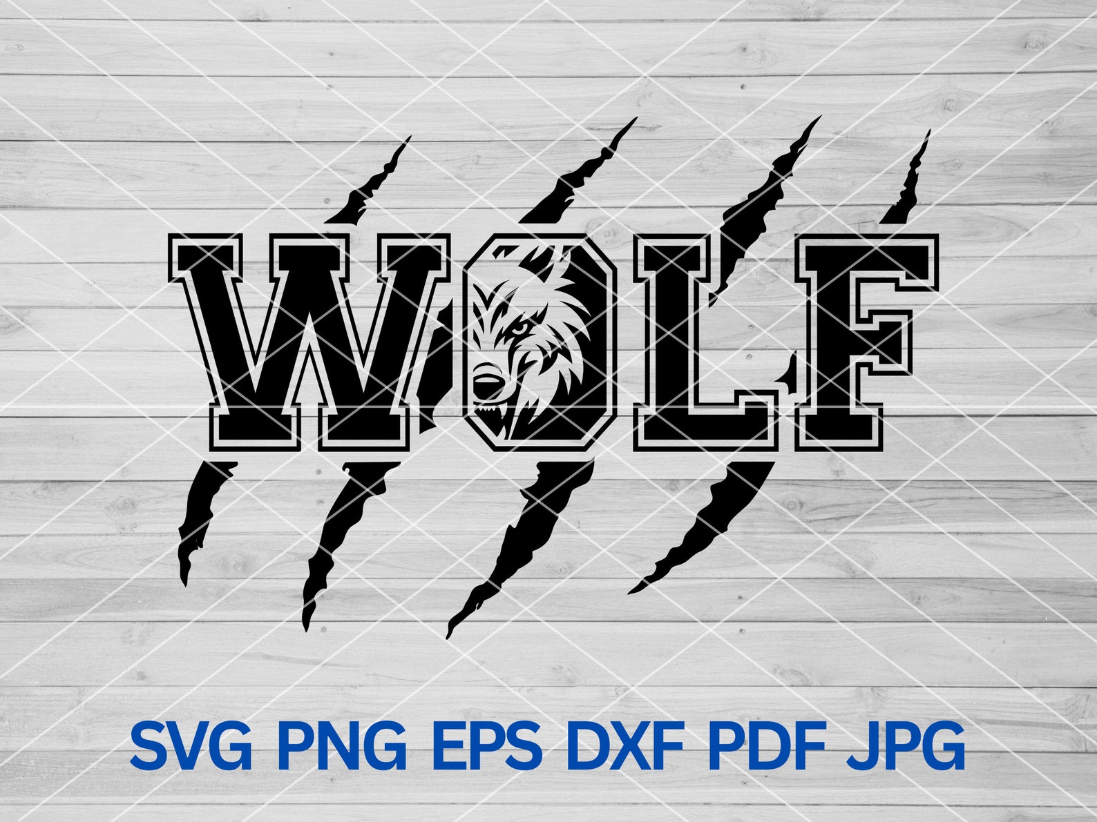 Wolf Svg Wolf Scratches Svg Wolf Pride Svg Wolf School - Etsy