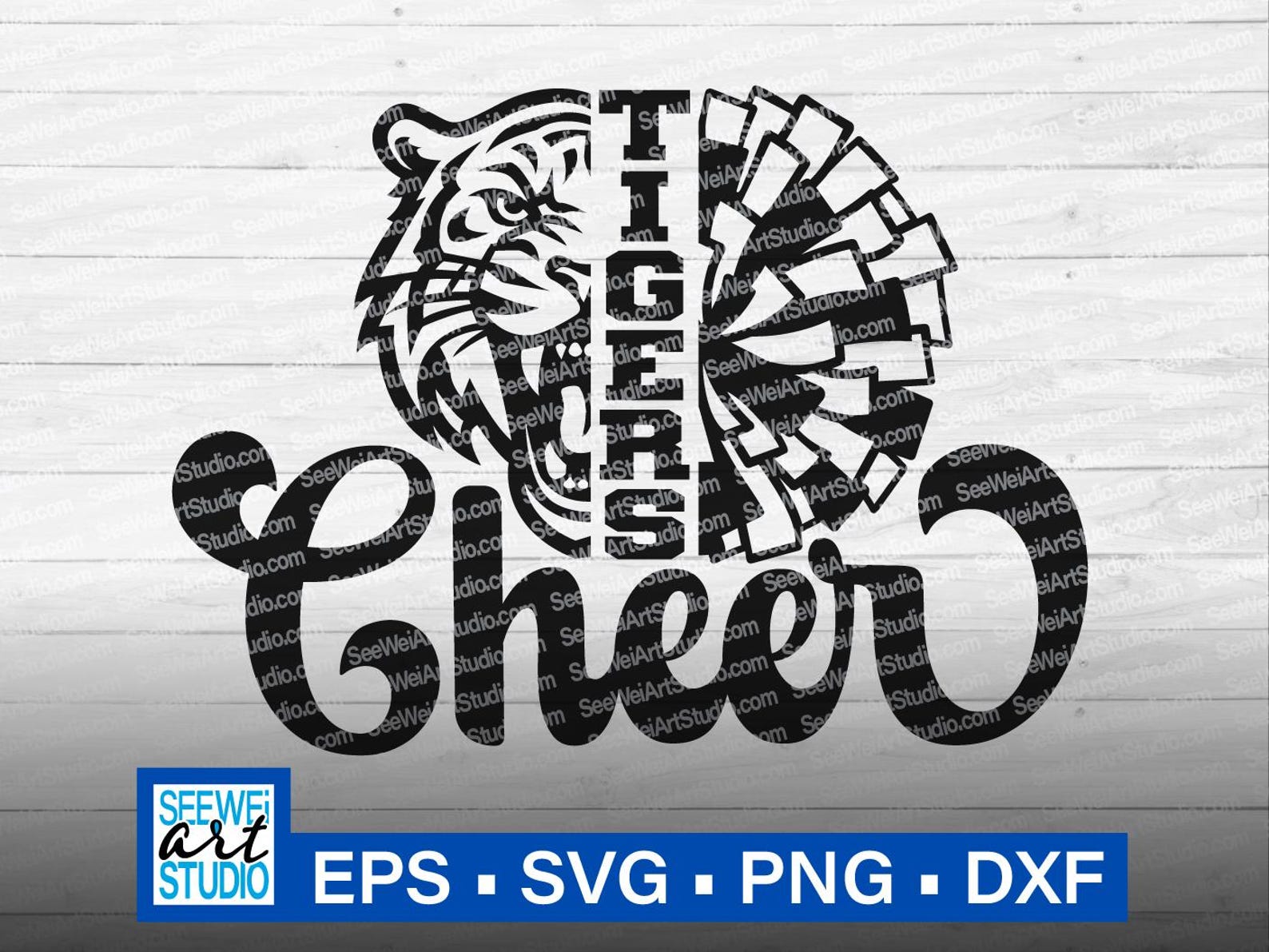 Tigers Cheer Svg, Tigers Svg, Tigers Mascot Svg, Tigers Cheer Cut Files ...