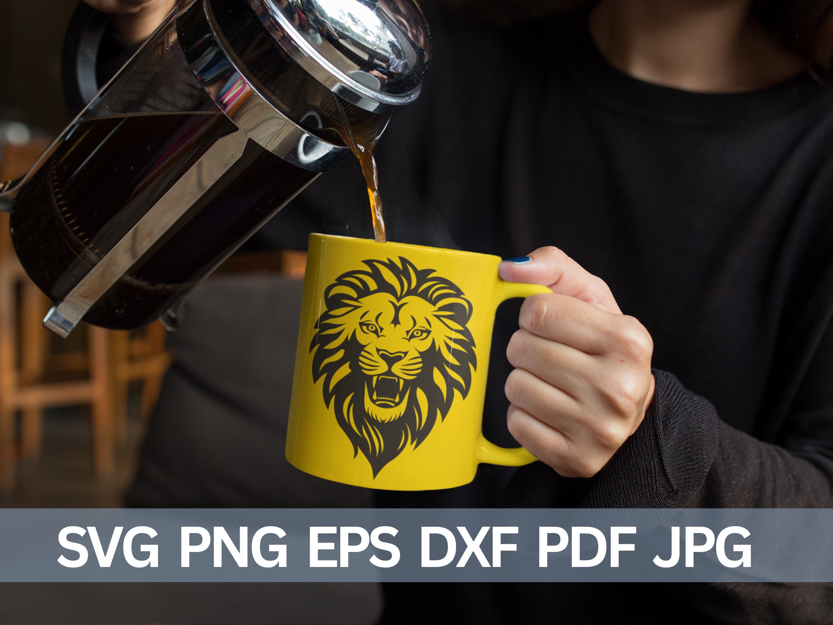 Lion SVG Lion Cut File for Cricut Lion Head Silhouette Lion - Etsy