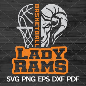 High School Lady Rams Basketball Svg, Lady Rams Svg, Rams Svg Cut Files ...