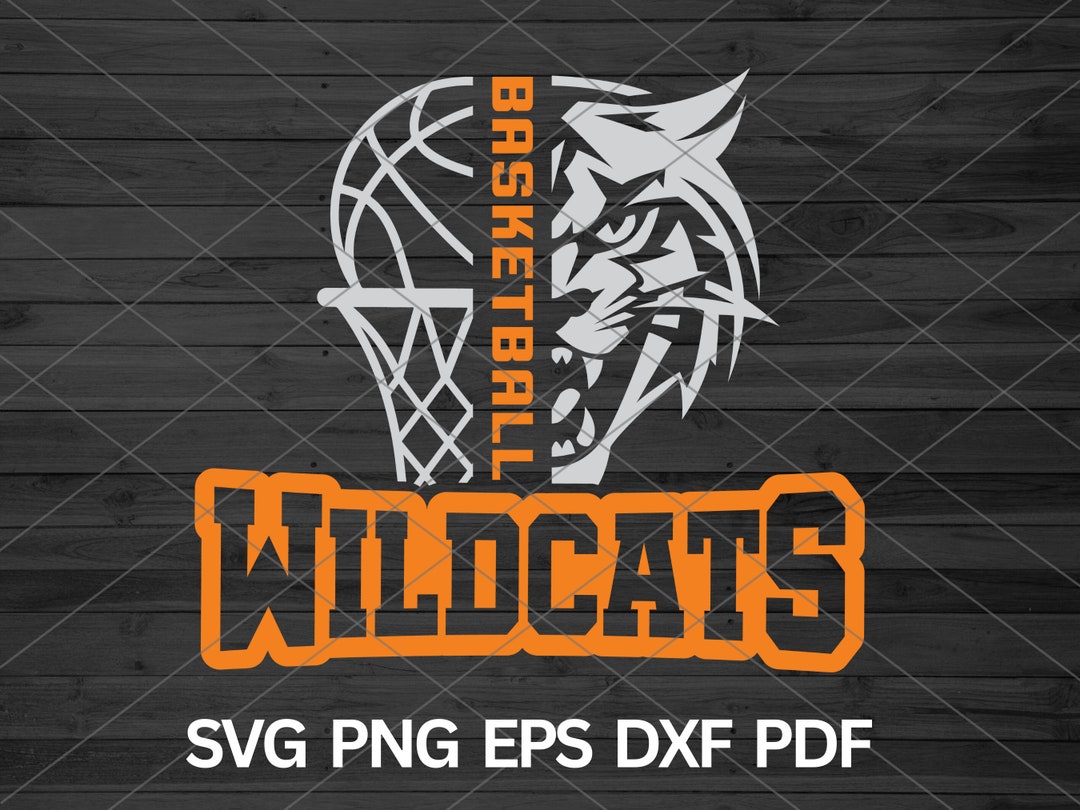 High School Wildcats Basketball Svg Wildcats Svg Cut File for - Etsy